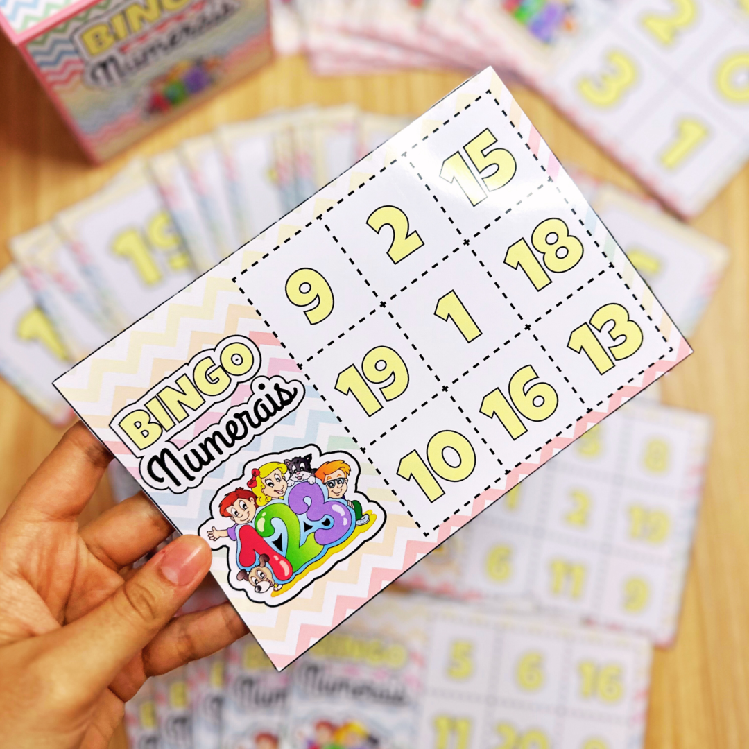 Bingo dos Numerais – Criativa Pedagógicos